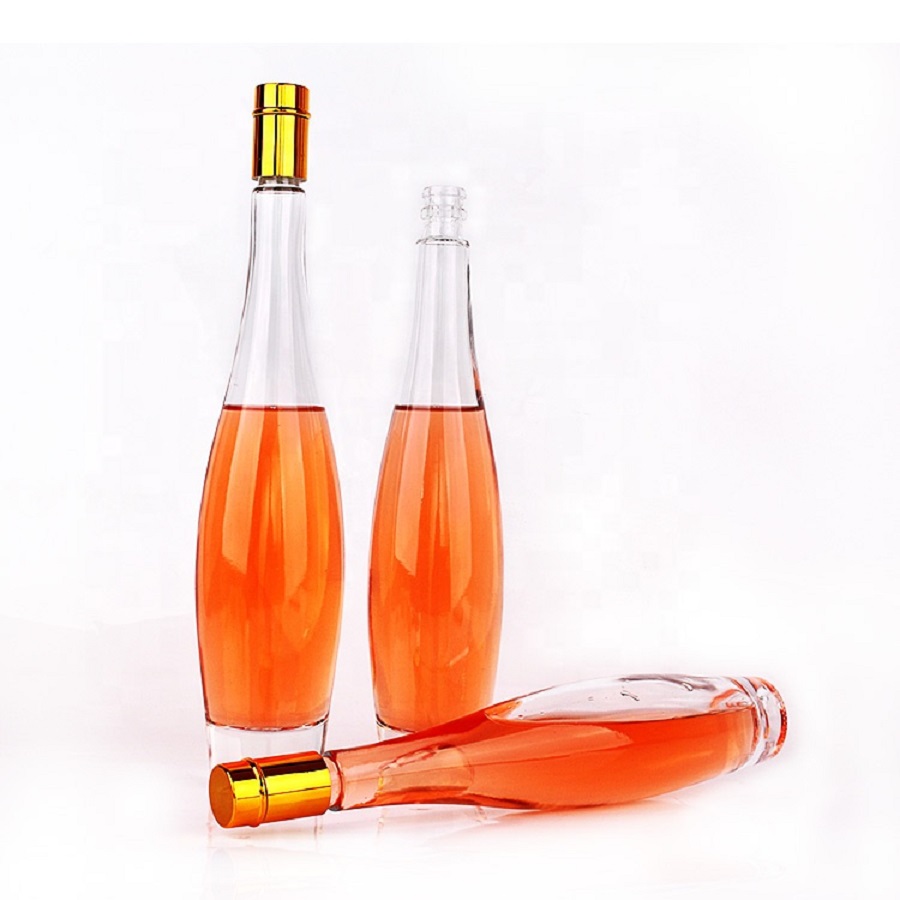 High Quality Flint Fancy glass container Glass Bottle For wine Liquor ...